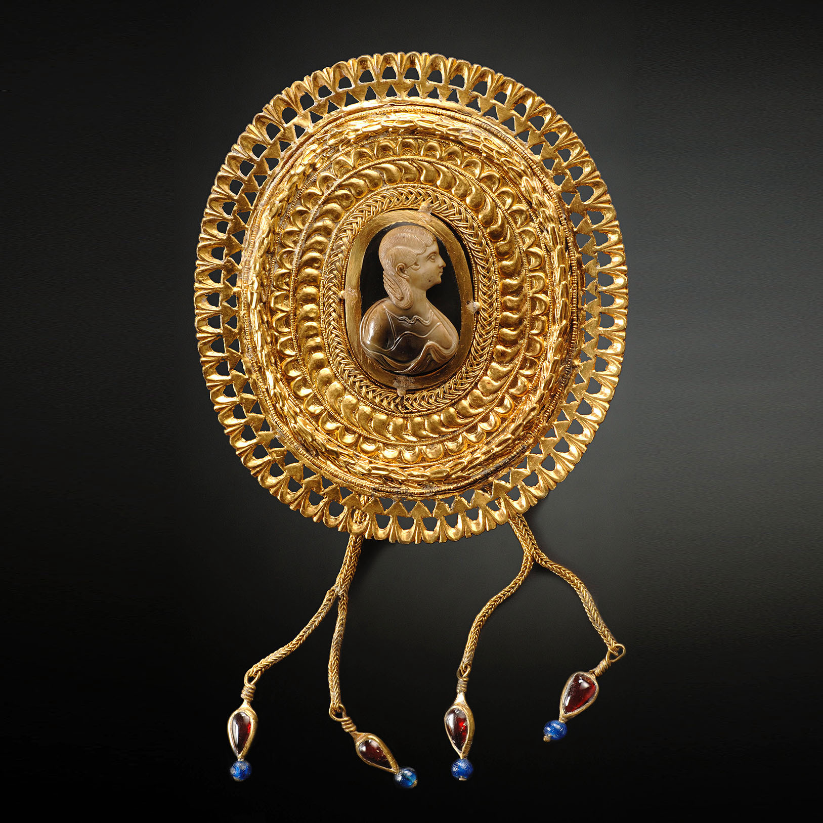 Large Roman Gold Fibula with a Cameo Portrait of Plautilla - Phoenix ...