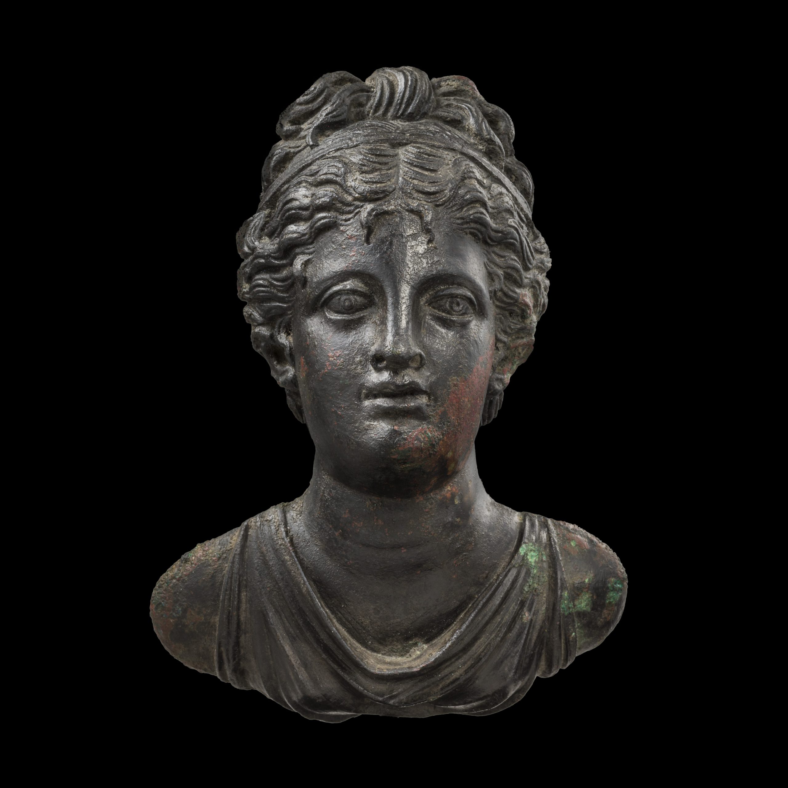 Roman Bronze Bust of a Goddess - Phoenix Ancient Art
